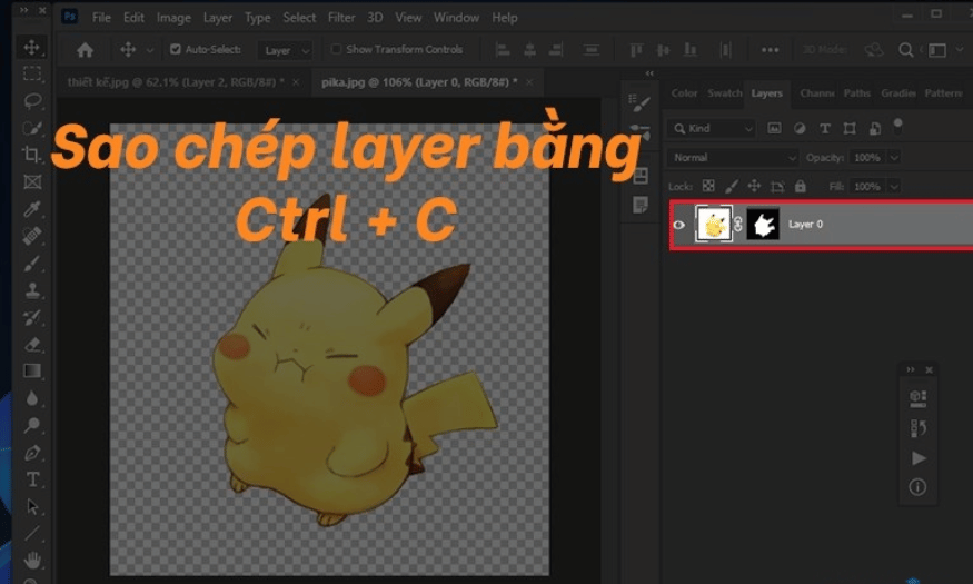 The simplest guide to combine photos into frames in Photoshop